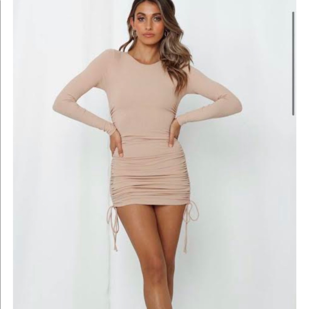 Drawstring Dress - Gem